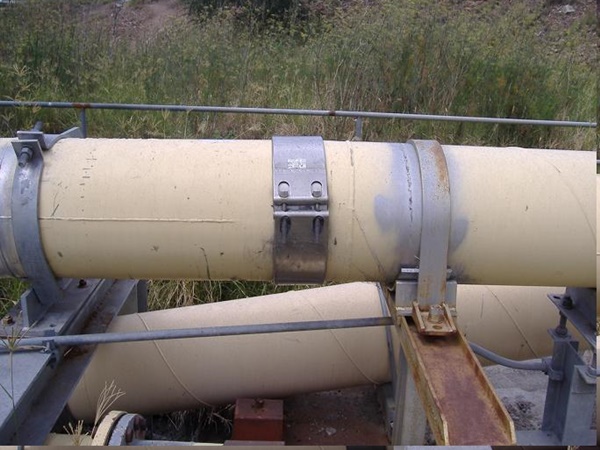 Installation Examples - mineral conveying pipeline