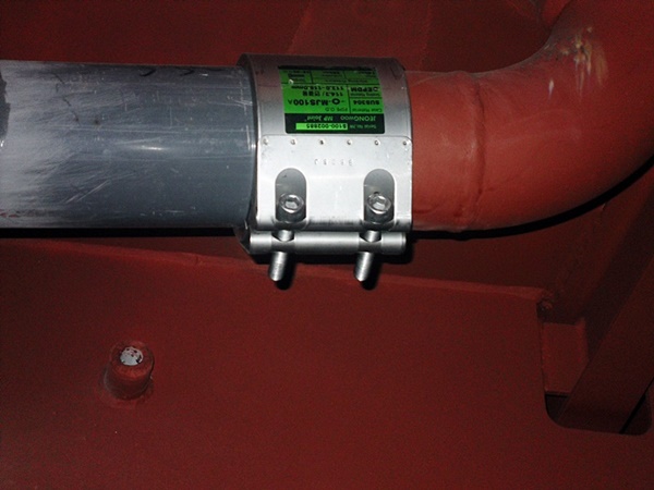 Installation Examples - PVC pipe + Steel pipe